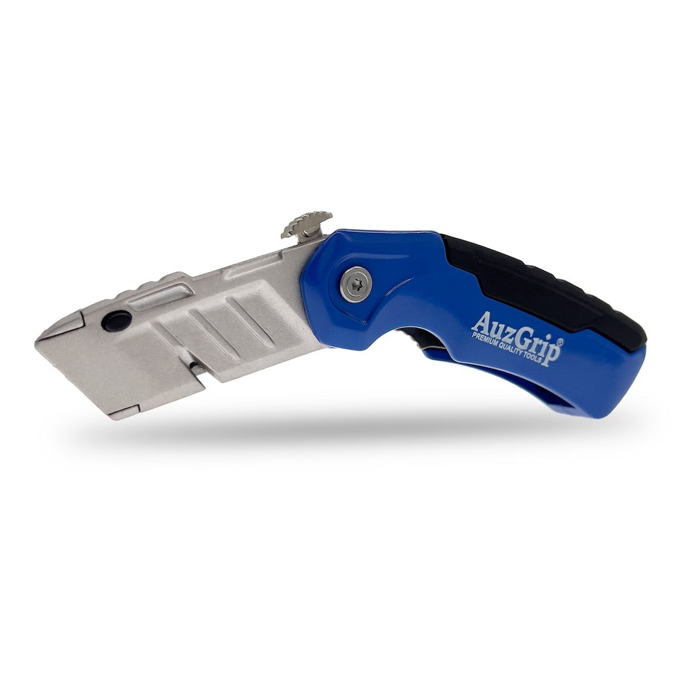 AuzGrip A46015 Auto Retractable Folding Utility Knife | Tools Warehouse
