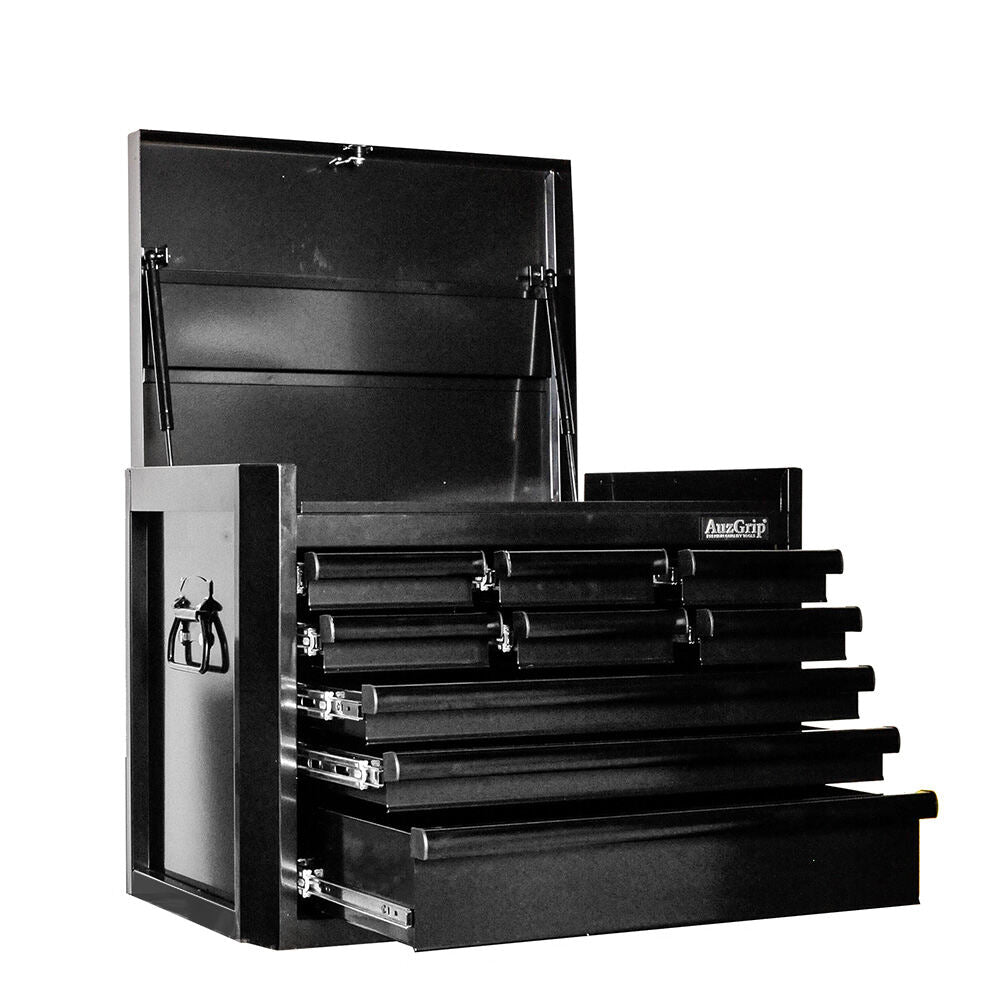 Auzgrip A10001B 26" 16 Drawer Black Tool Chest & Roller Cabinet Trolley ...